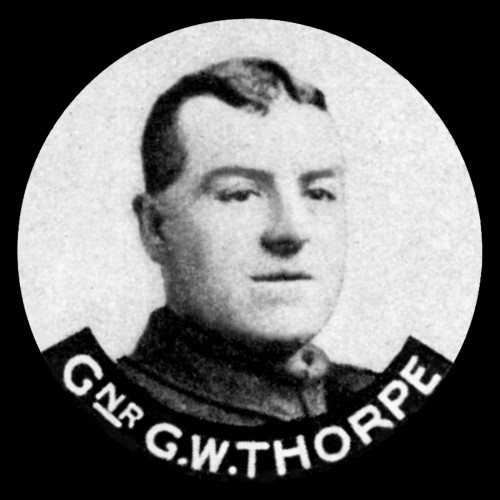 Gunner George William Thorpe | Rutland Remembers