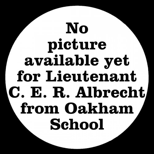 Lieutenant Charles Redlin Albrecht | Rutland Remembers