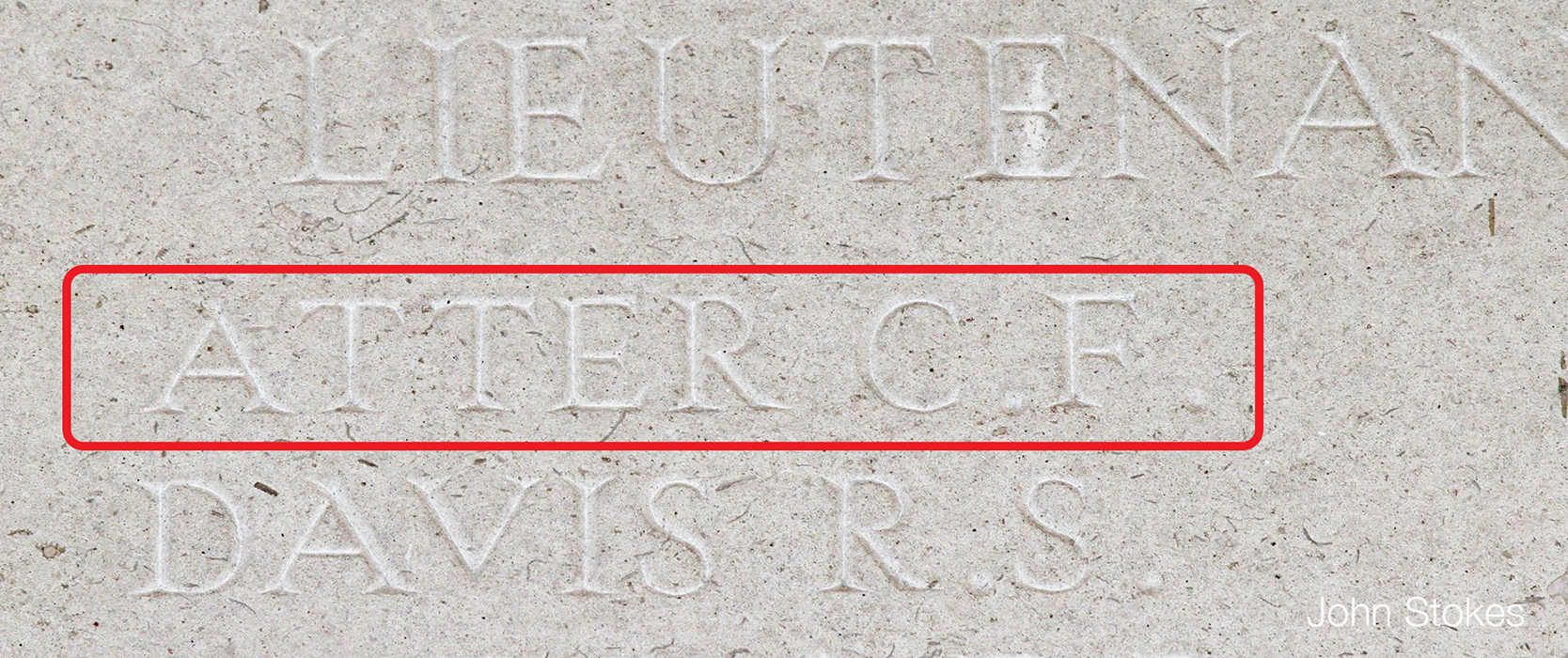 Lieutenant Christopher Francis Atter | Rutland Remembers