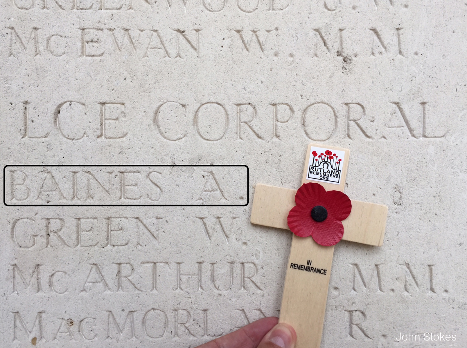 Lance Corporal Arthur Baines | Rutland Remembers