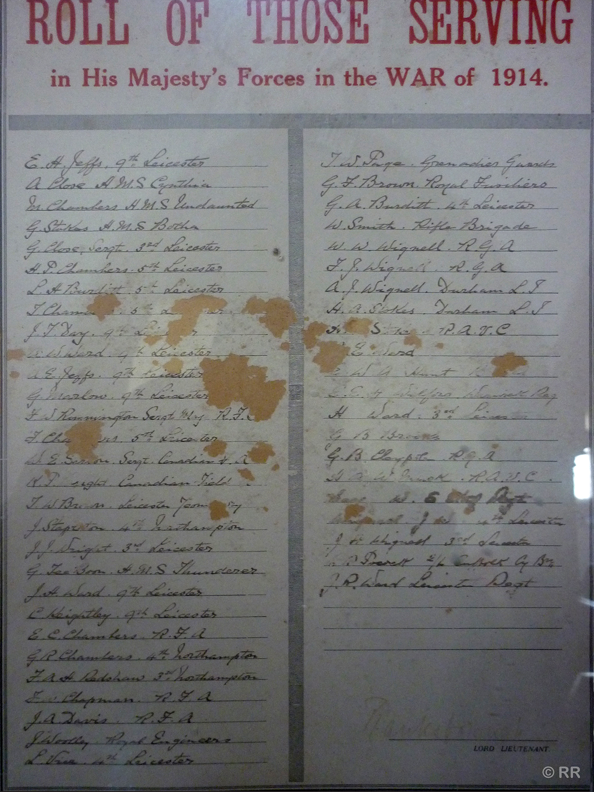 Caldecott War Memorial and Churchyard (St John the Evangelist Church ...