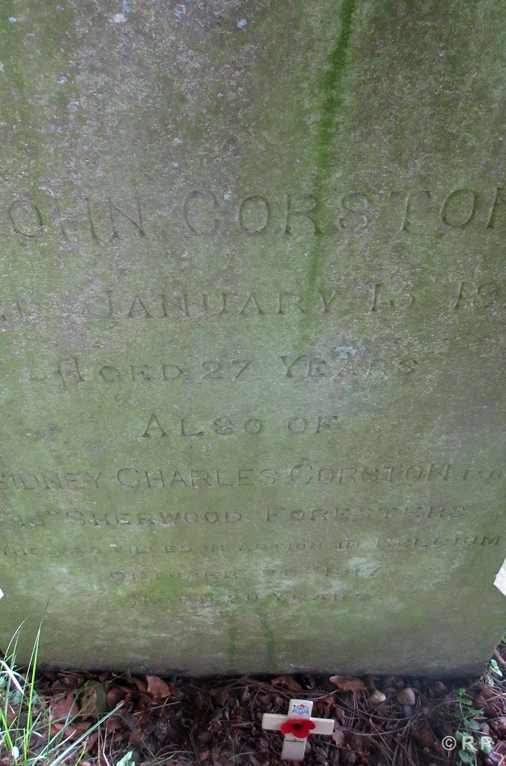 Private Sidney Charles Corston | Rutland Remembers