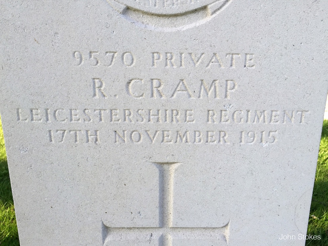 Private Robert Cramp | Rutland Remembers