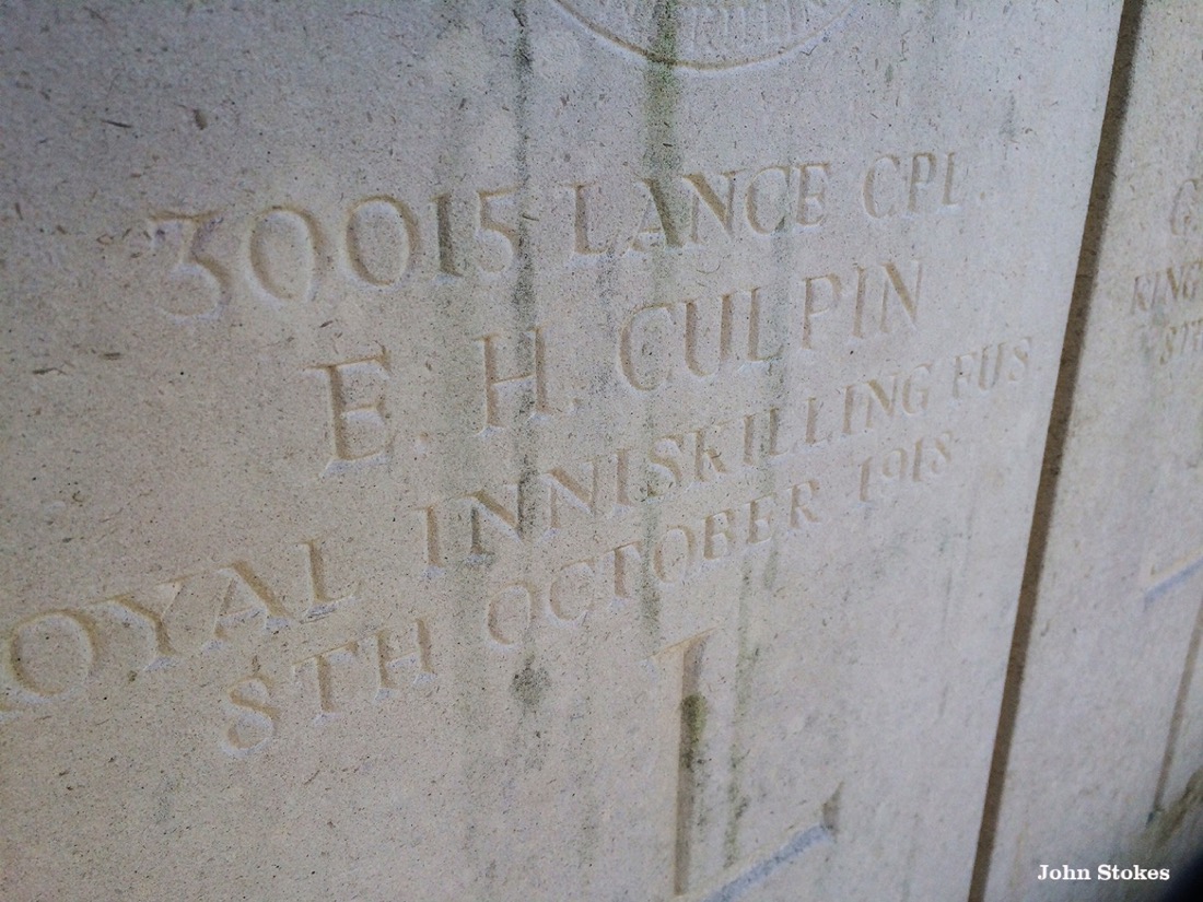 Lance Corporal Ernest Henry Culpin | Rutland Remembers