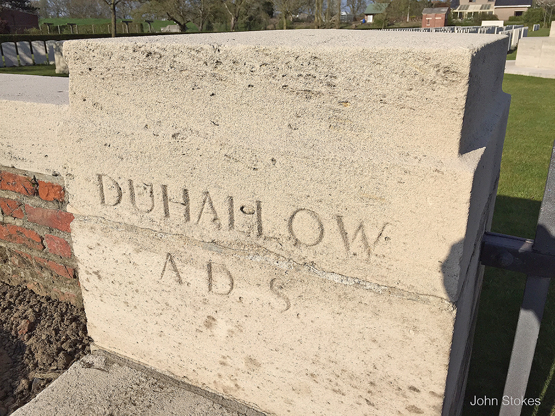 Duhallow A.D.S Cemetery in Belgium | Rutland Remembers