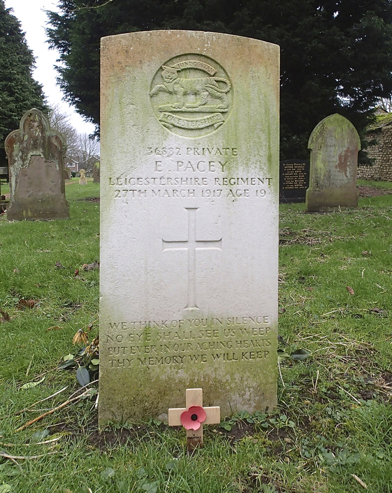 Private Ernest Pacey | Rutland Remembers