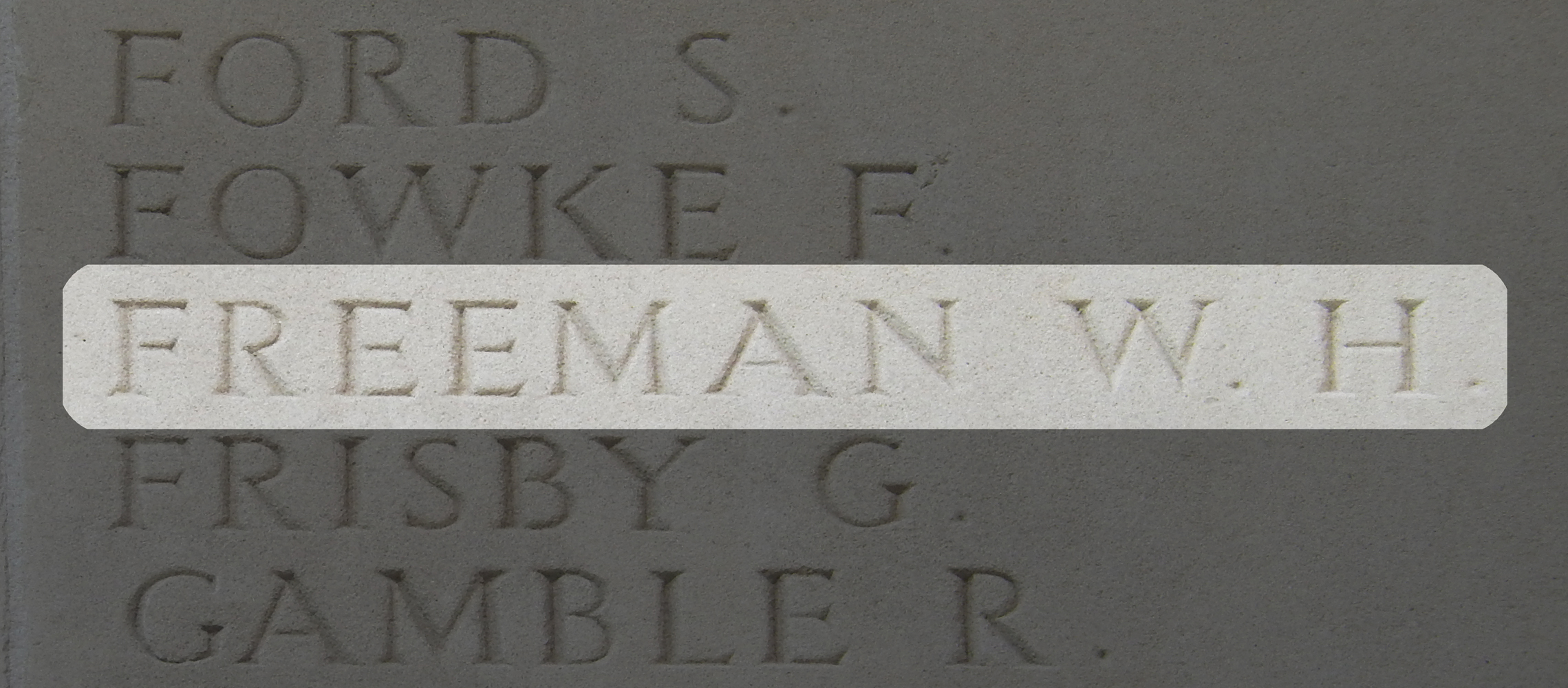 Private William Henry Freeman | Rutland Remembers