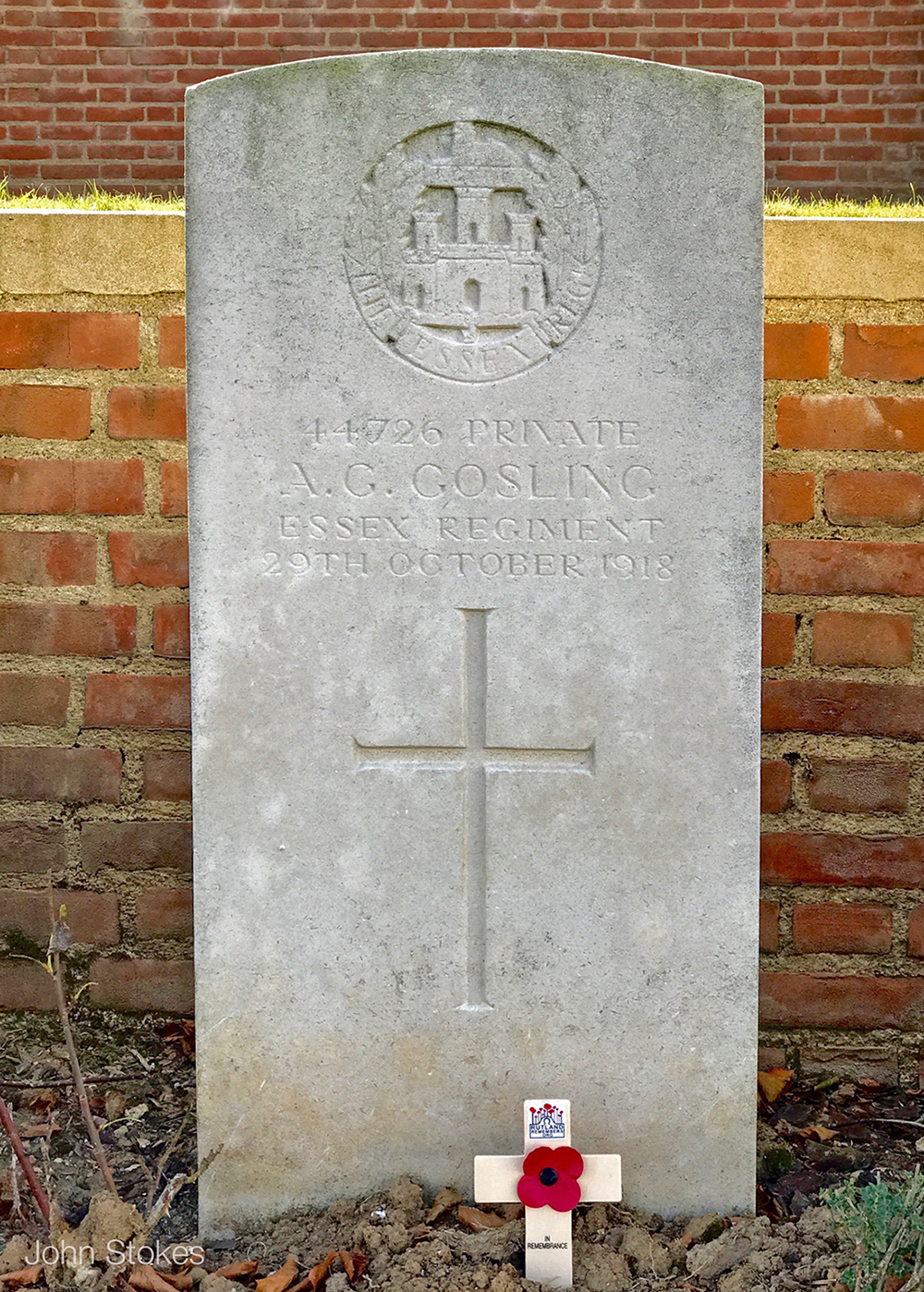 Private Albert George Gosling | Rutland Remembers
