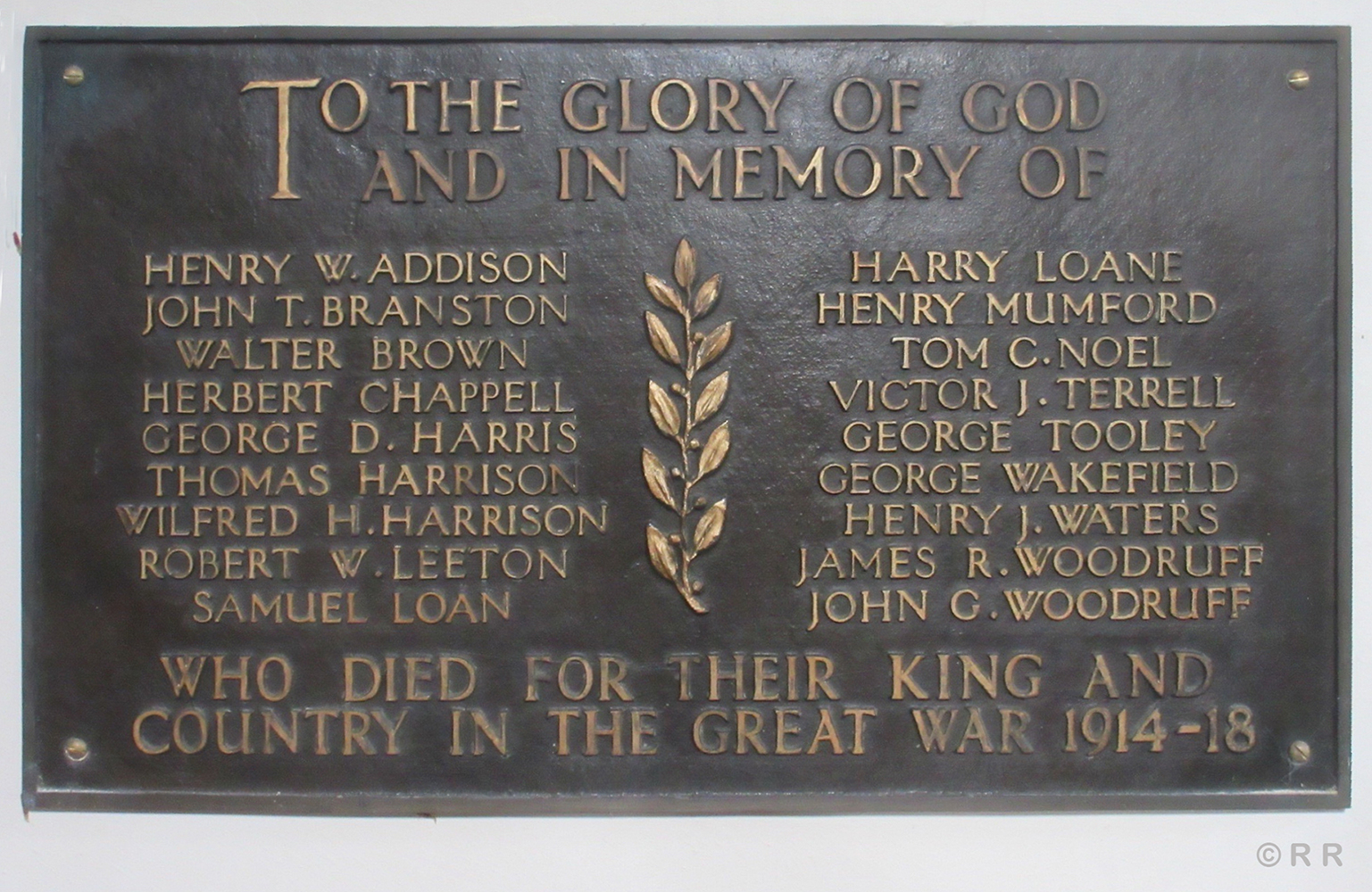 Great Casterton War Memorial (St Peter and St Paul's Church) in England ...