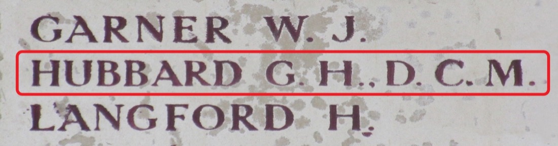 Corporal George Henry, DCM Hubbard | Rutland Remembers