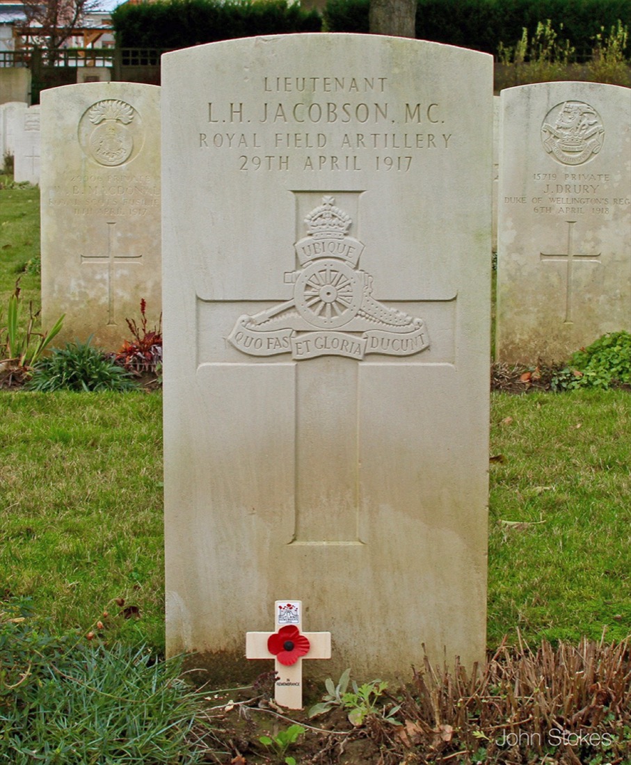 Lieutenant Lyonel Hugh, MC Jacobson | Rutland Remembers