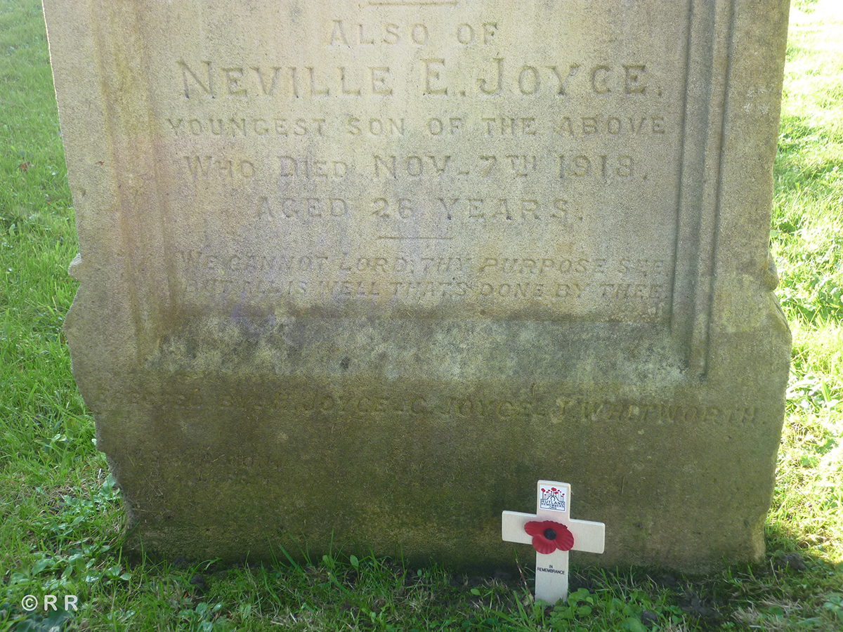 Private Neville Edmund Joyce | Rutland Remembers