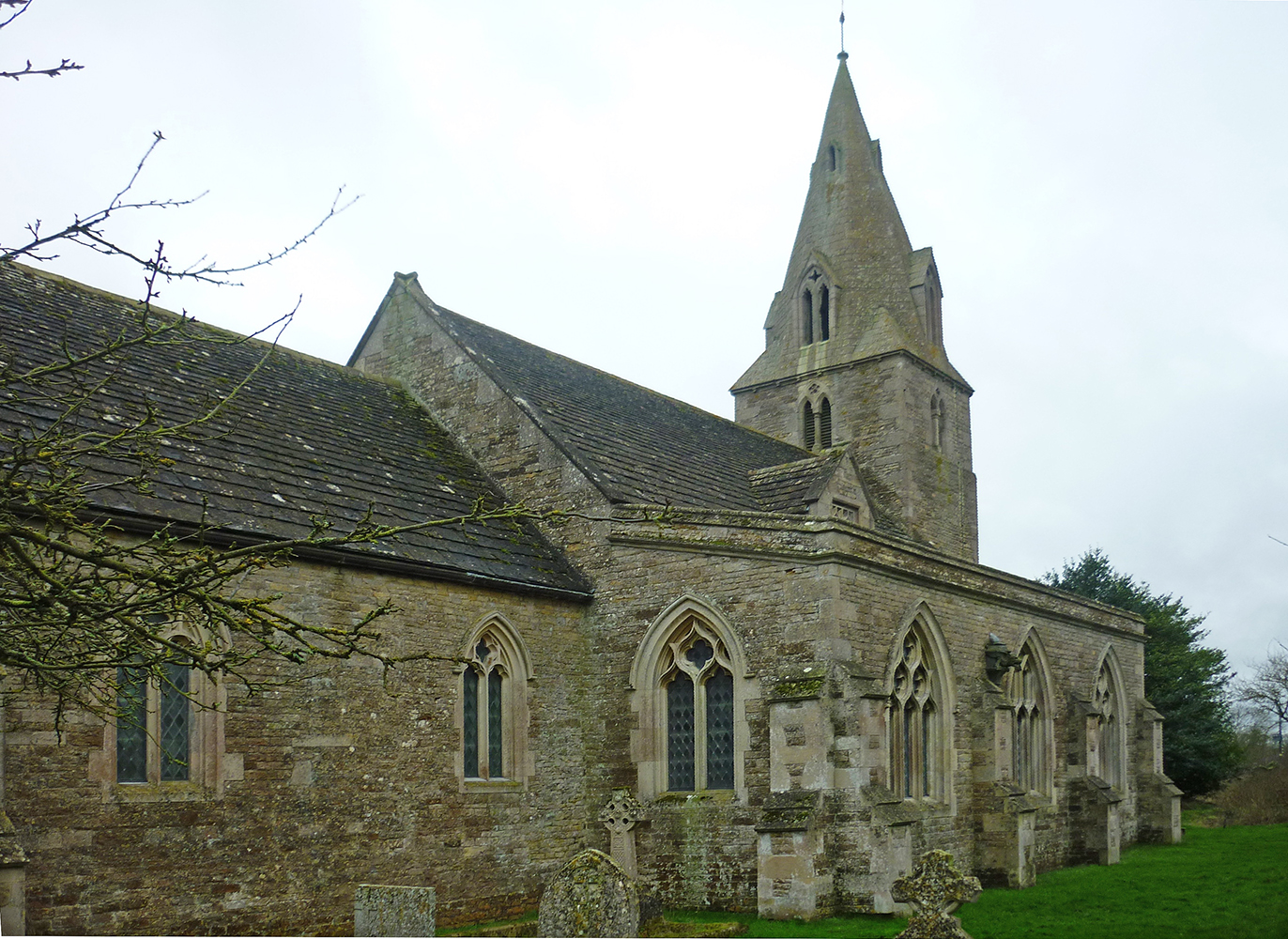 Laxton Churchyard (All Saints' Church) in England | Rutland Remembers