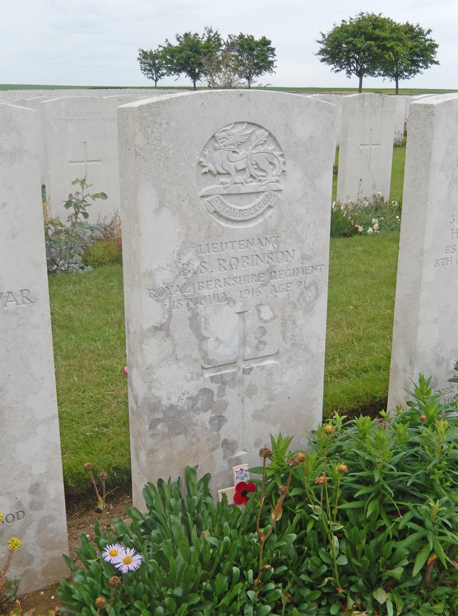 Lieutenant Benjamin Stanley Robinson | Rutland Remembers