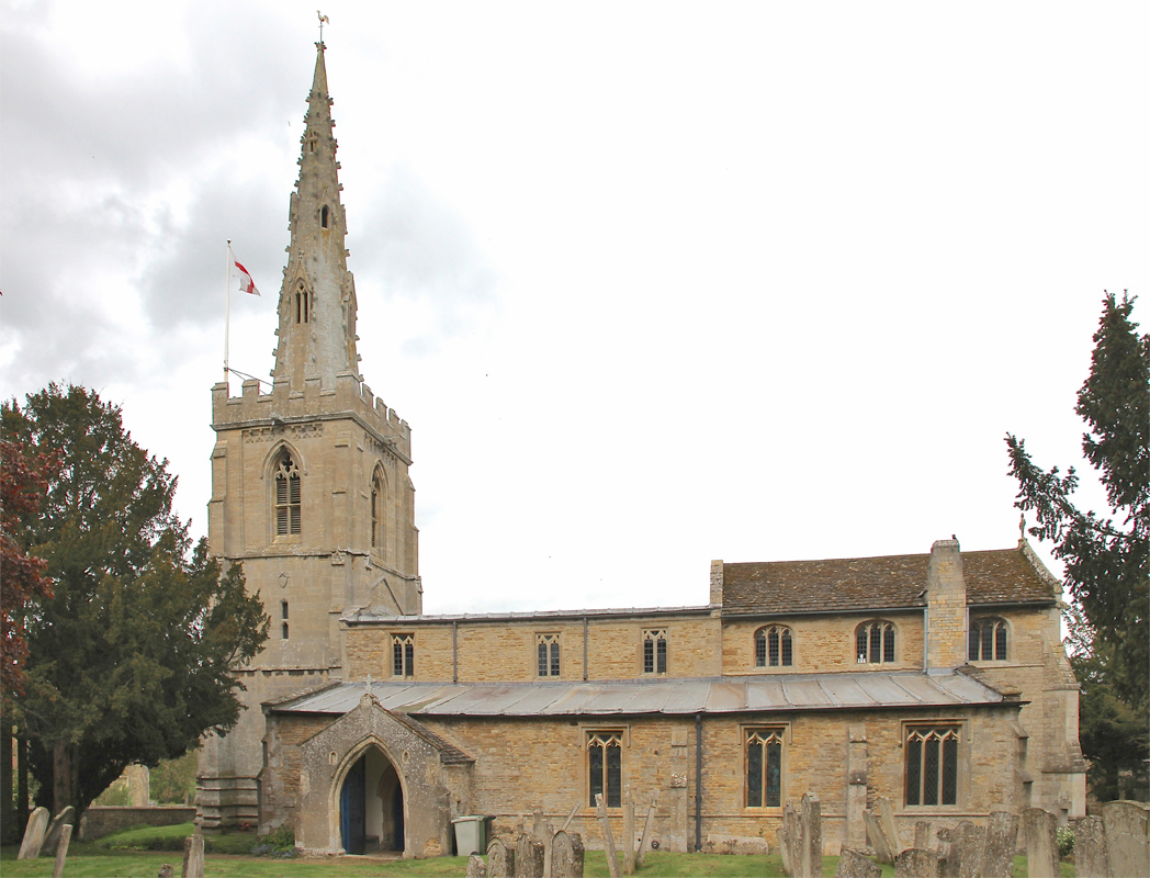 South Luffenham War Memorial (St Mary the Virgin Church) in England ...