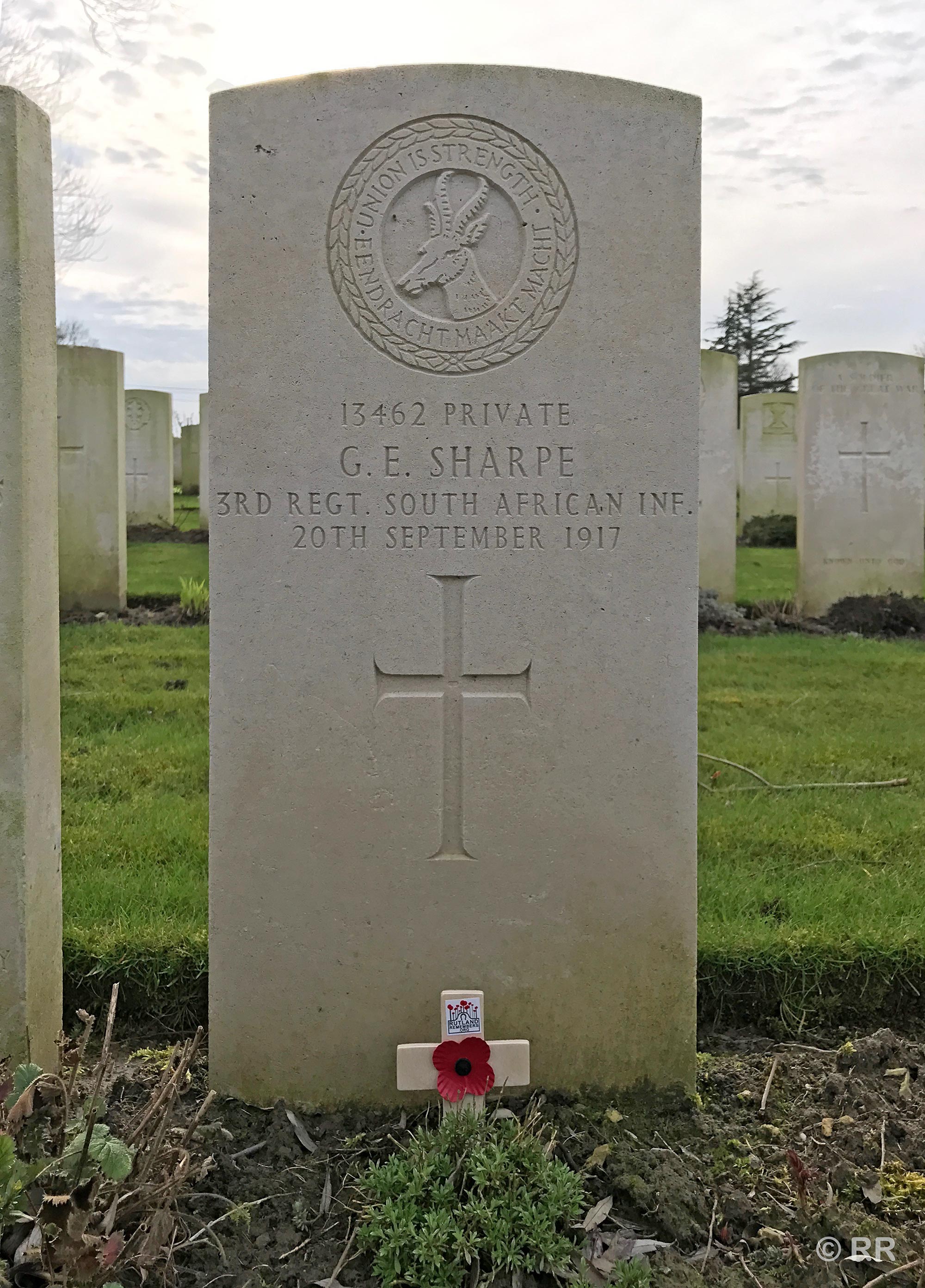 Private George Ernest Sharpe | Rutland Remembers