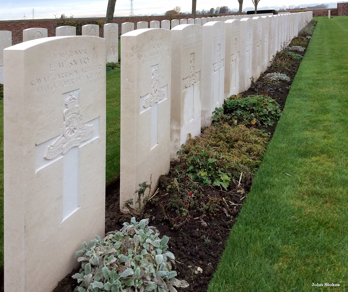 Gunner Ernest William Snary | Rutland Remembers