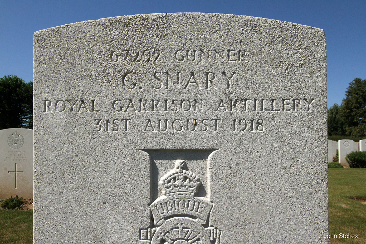 Gunner George Snary | Rutland Remembers