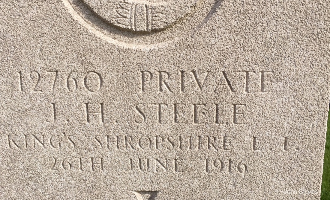 Private John H Steele | Rutland Remembers