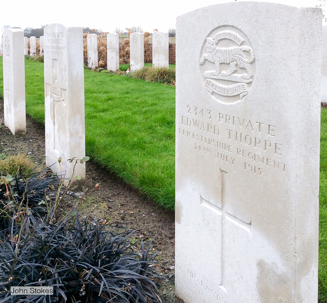 Private Edward Thomas Thorpe | Rutland Remembers